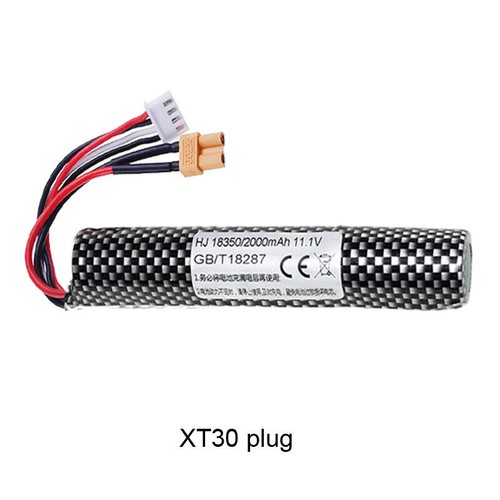 1Pcs 18350 2000mAh 11.1V Lipo Battery XT30 Plug for RC Electric Water ...