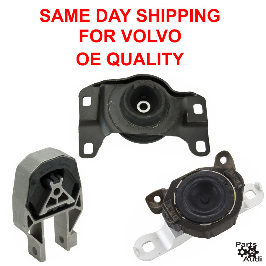 Left, Right, Lower Engine Motor Mount Set 3pc Kit For Volvo C30, C70 ...