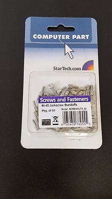 50 - 4-0 Jackscrew Standoffs Hex D-Sub Standoff Screws (Buy 3+ free US ...