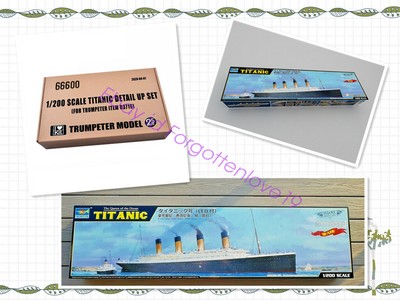 TRUMPETER 1/200 TITANIC The Queen Of the Ocean liner 03719 & TR 66600 ...