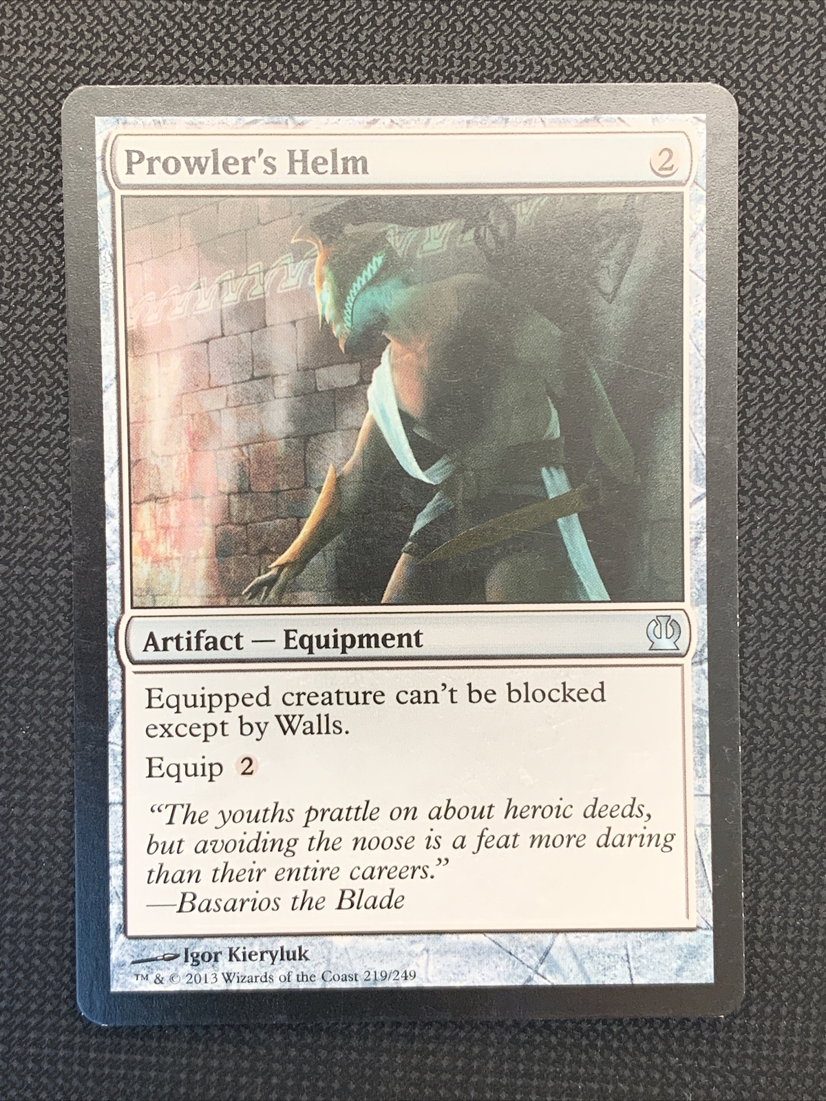 MTG Prowler's Helm Theros 219/249 Regular Uncommon for sale online | eBay