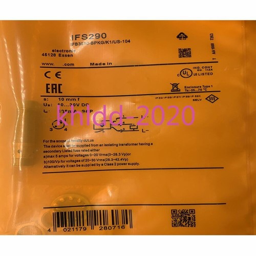 1PC IFM IFS290 Proximity Switch Sensor IFS 290 New | eBay