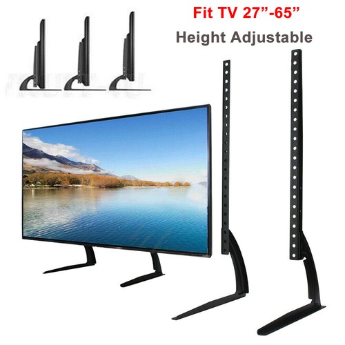 Universal LCD Flat Screen TV Table Top Stand Base Padded Bottom Feet 26 ...
