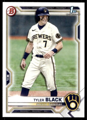 2021 Bowman Draft Tyler Black G54 Milwaukee Brewers #BD-200 | eBay