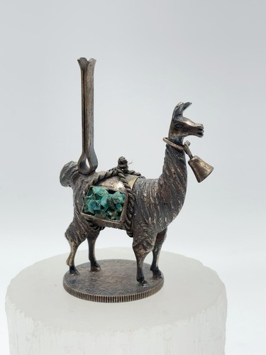 Antique Peruvian Silver Llama Coin Figure Souvenir Photo Holder | eBay