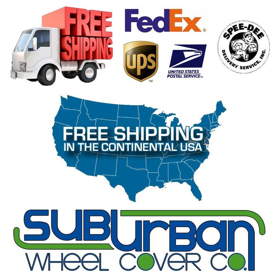 14" Universal Fit Chrome Wire Hubcaps / Wheel Covers # TAASW14 NEW SET ...