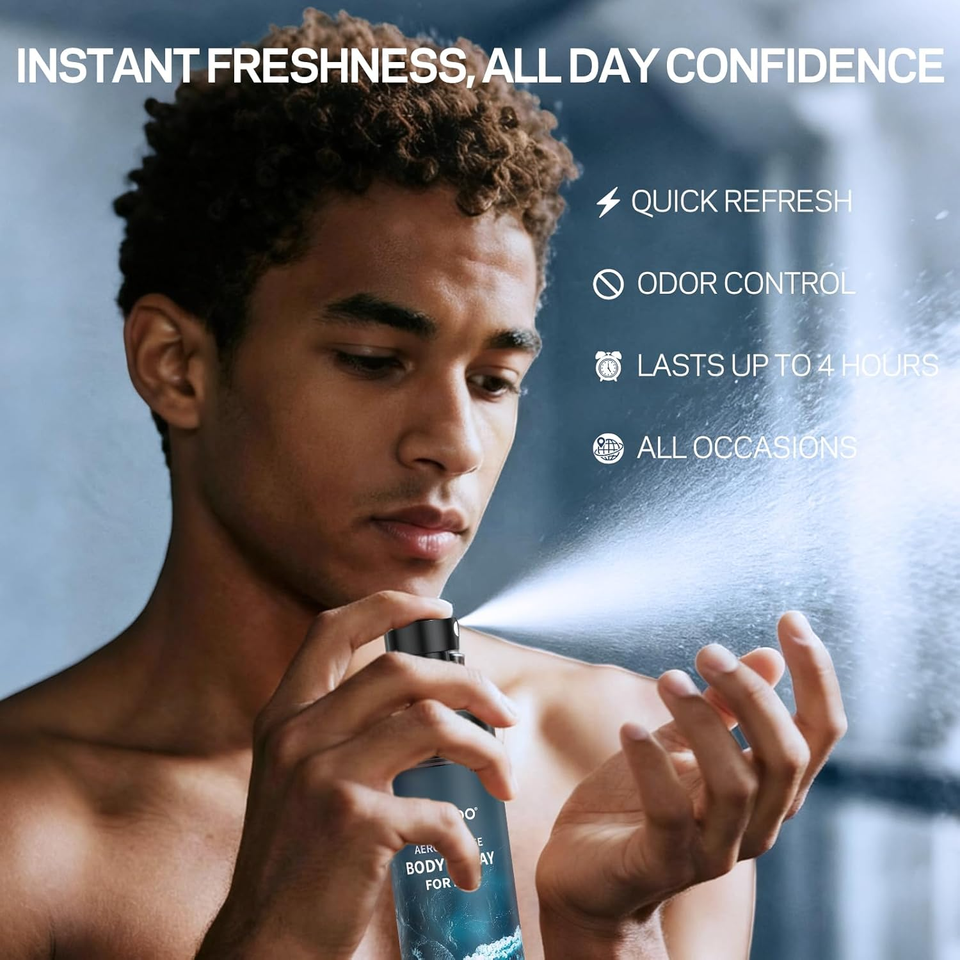 Men’S Body Spray Set – Body Spray for Men,Deodorizing Body Mist ...