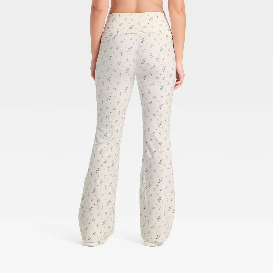 Women's Cotton Balance High-Rise Foldover Flare Leggings - All In ...