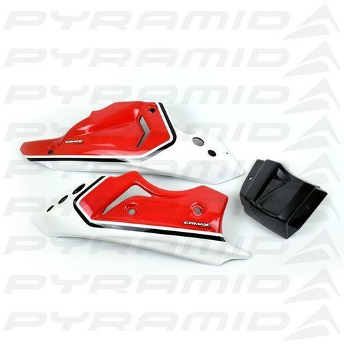 Ermax Belly Pan White Vivid Racing Red VRC1 Black Yamaha XSR 700 16 ...