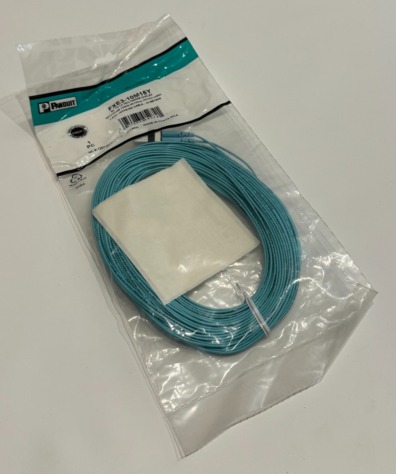 Panduit Opti-Core 10GIG - Patch cable SC multi-mode (M) LC 15 m fiber ...