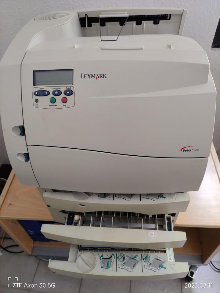 Lexmark Paper Cartridge & Attachments for Optra S1650 | eBay