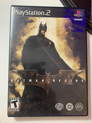 Batman Begins PS2 PlayStation 2 Complete W Manual Read Description Look ...