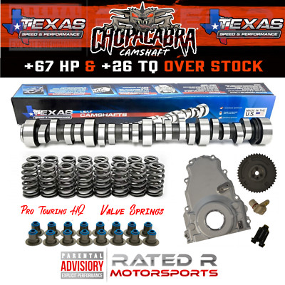 TSP GM LS Truck CHOPacabra Cam Kit Texas Speed Cam PTHQ Valve Springs 5 ...