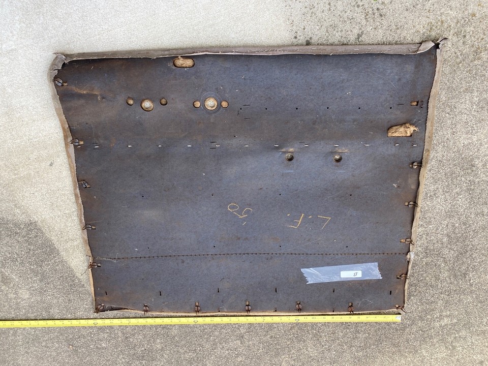 Studebaker door interior panel. 1950, left front,Used and rough. Item ...
