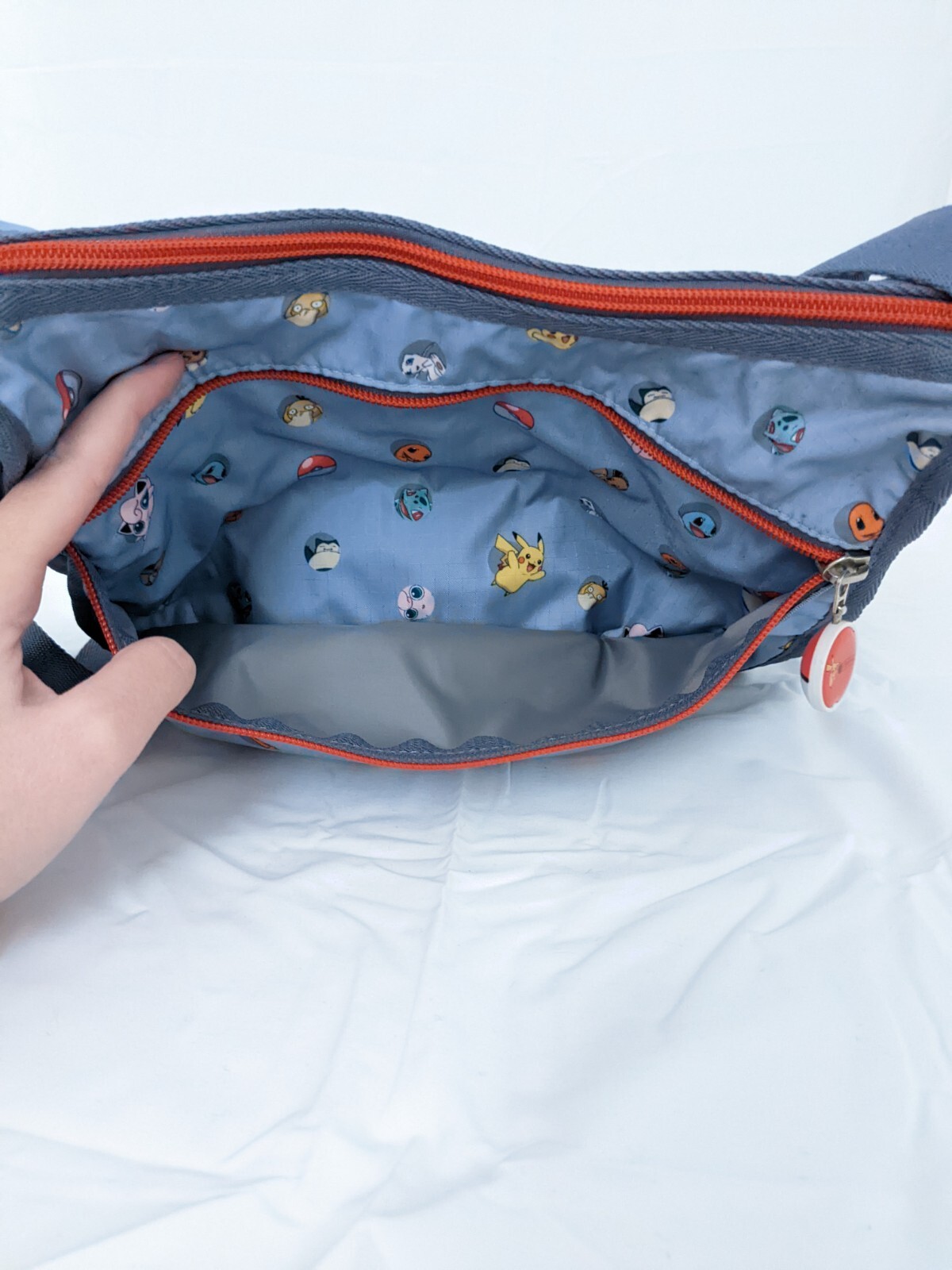 Lesportsac Pokemon Blue Dot Hobo Crossbody Shoulder B… - Gem