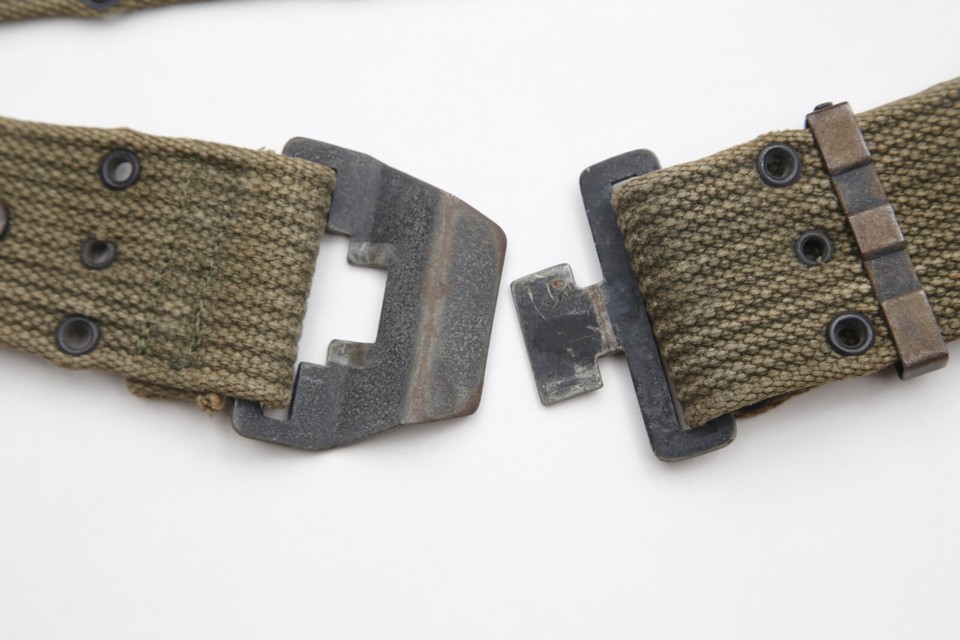 Vietnam Era US Army Military Davis Pistol Web Belt M1956 M56 Field Gear ...
