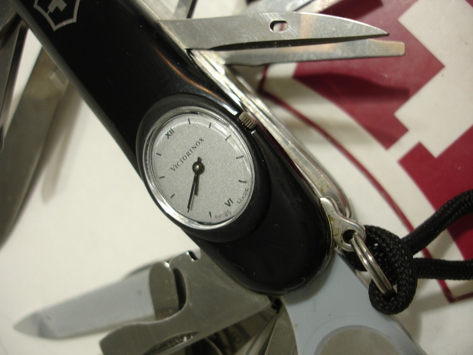 Supertimer Victorinox Black Swiss Army Survival SOS Kit-Watch Swiss ...