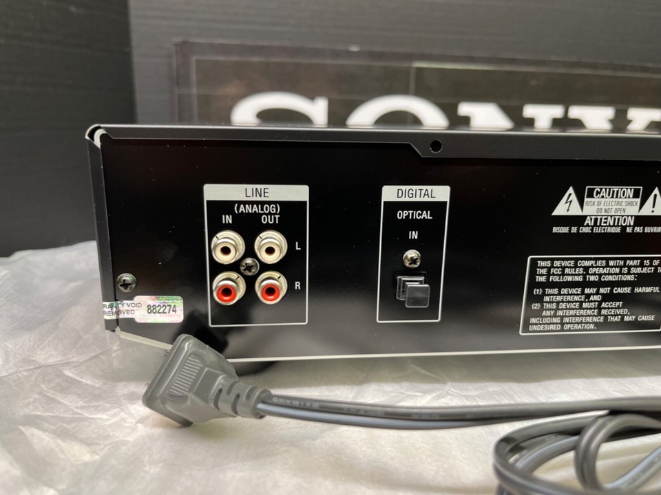 _-NEW-NOS!-_ Sony Minidisc MDS-JE320 Home Recording Mini Disc Deck | eBay