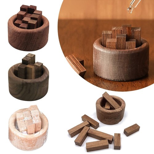 Wooden Expanded Fragrant Wood Fireless Fragrance Wood Diffuser Car ...