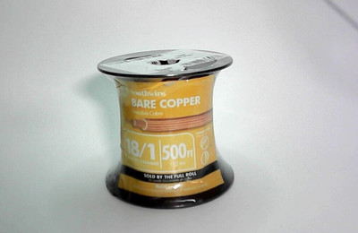 18 Gauge Bare Copper Stranded Building Ground Wire (500 FT) Southwire ...