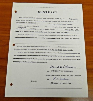 Ivy Williamson Signed 1911-69 Captn 1932 Football Nat Champ Michigan ...