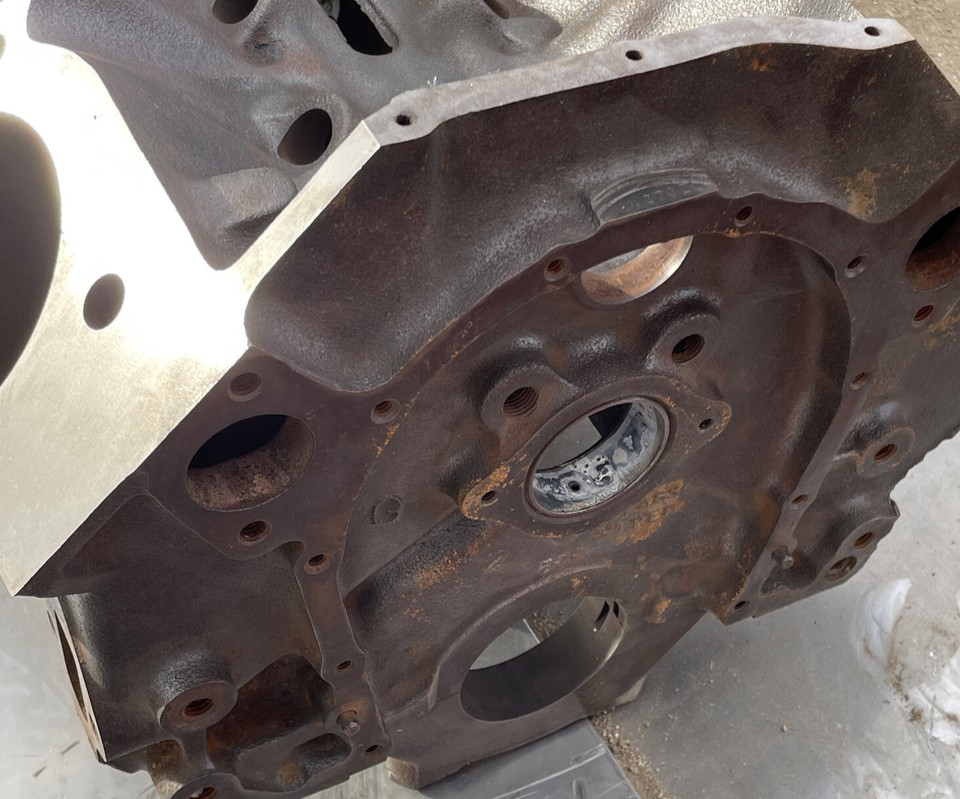 OEM GM Big Block Chevy 454 Engine Block 14015445 Hi Perf 2 Bolt Main 7. ...