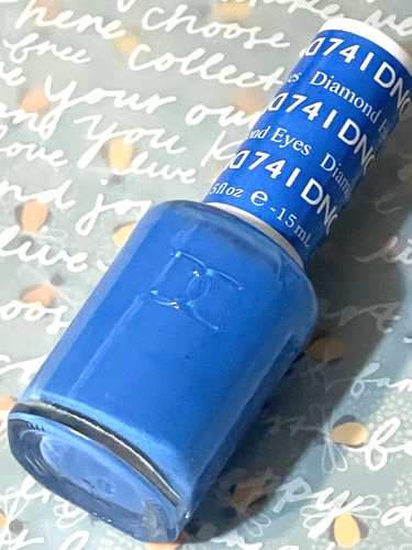DND Nail Lacquer Polish 741 DIAMOND EYES Bright & Bold True Blue ...