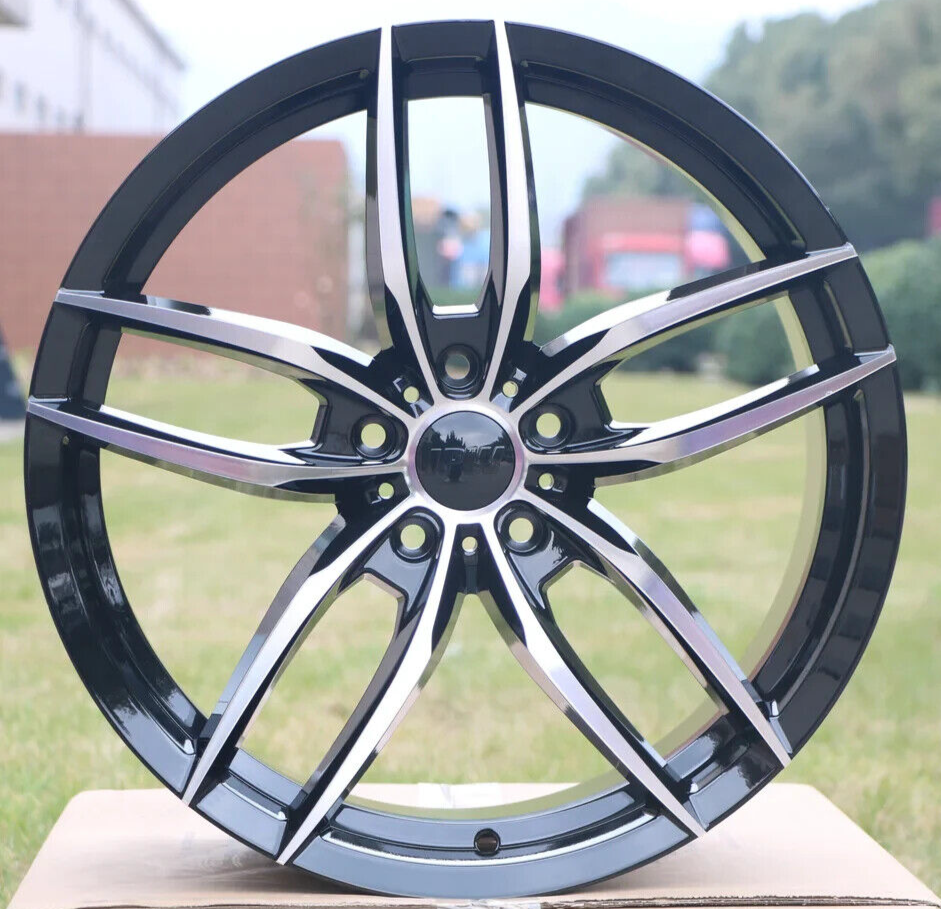 19" Wheels 19x8.5 / 19x9.5 +35 5x114.3 Staggered W524 Black Machined ...