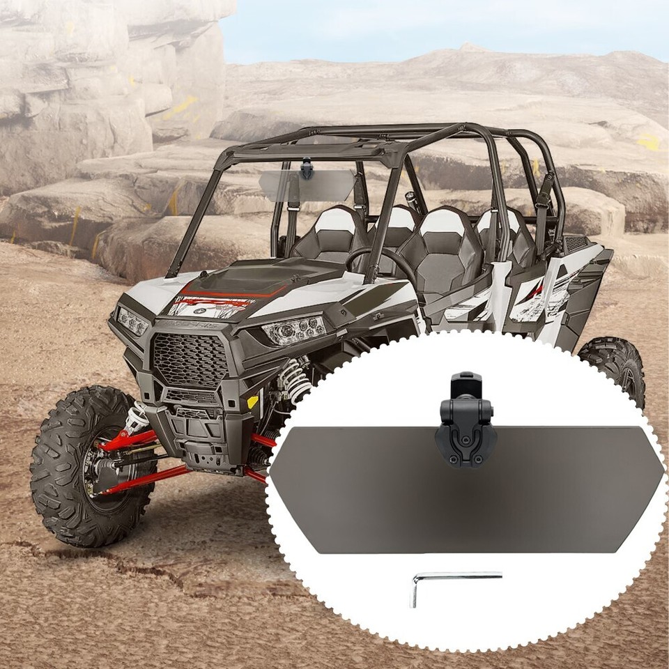 1.25”-2” For Can Am X3 Polaris RZR XP 900 1000 UTV Sun Visor Tinted Sun ...