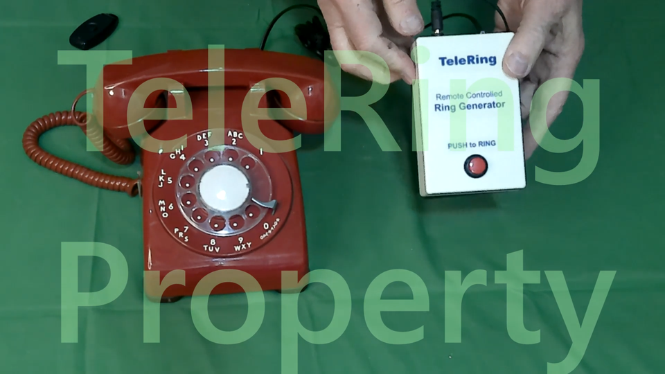 "WIRELESS REMOTE" RING GENERATOR for Stage or Screen Prop, Tele phone ...