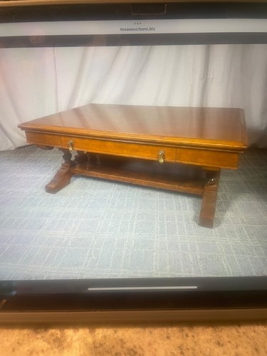 Wolverine Manufacturing Company Tiger Oak coffee Table 1880's | eBay