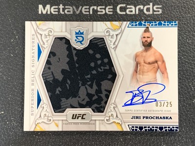 2024 Topps Royalty UFC Jiri Prochazka Blue Superior Relics Auto /25 ...