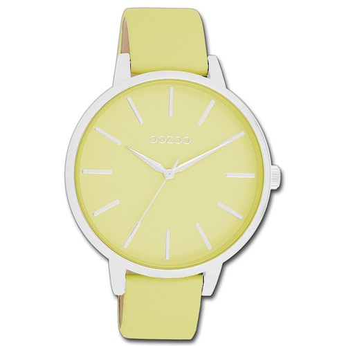 Oozoo Orologio da Polso Donna Timepieces Analogico Pelle Verde Pastello ...
