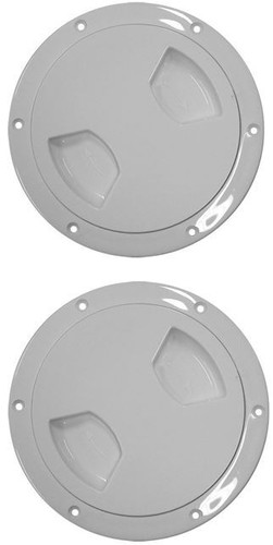 Inspection Port 125mm or 5" ID White x 2 Boat Caravan Access Port O ...