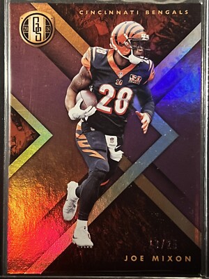 2018 Gold Standard Bengals Joe Mixon #23 - SP Rose Gold Parallel Card # ...