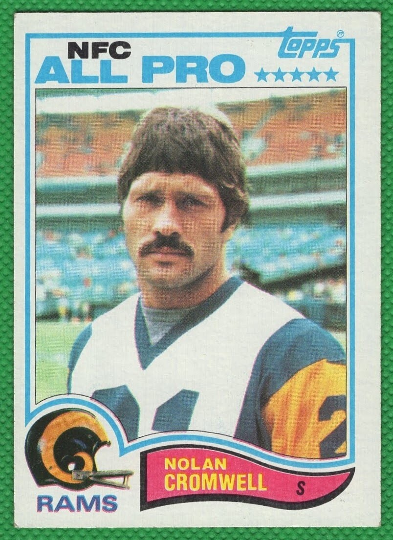 Nolan Cromwell - 1982 Topps #371 - Los Angeles Rams Football Card - All ...