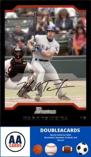 2004 Bowman #63 Mark Teixeira Texas Rangers | eBay