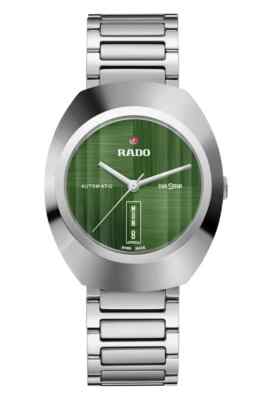 Rado DiaStar Original Automatic 38mm Green Dial Stainless Steel Watch ...