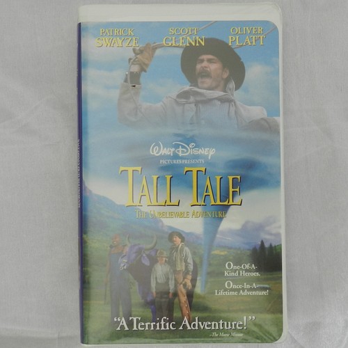 TALL TALE: THE UNBELIEVABLE ADVENTURE Disney's VHS in White Clamshell ...