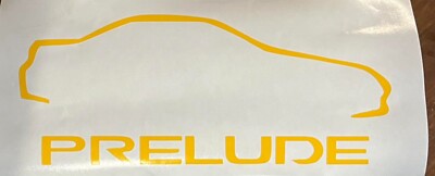 97-01 Prelude outline and logo Decal- Multi color options | eBay