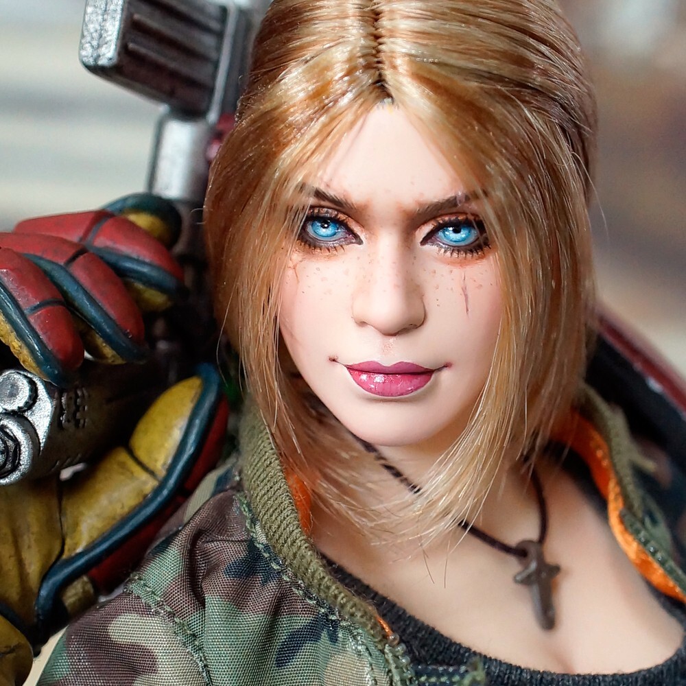 Custom art doll repaint head 1/6 Action figure head sculpt OOAK dolls ...