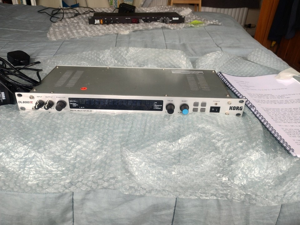 KORG DL8000R Digital Multi-Tap Delay Rack Effect w/ Adapter - Used ...
