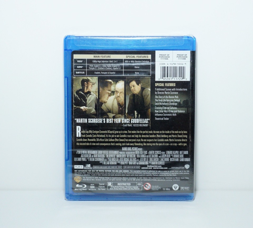 The Departed Blu-ray Disc Movie 85391117292| eBay