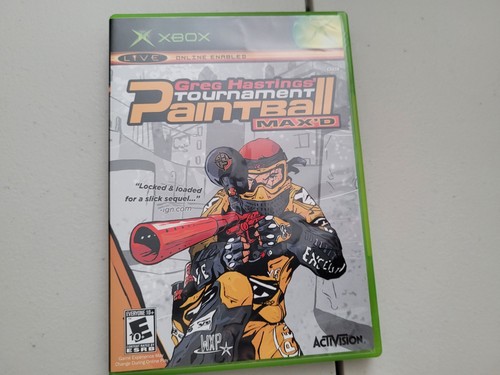 Greg Hastings Tournament Paintball Max'd (Original Xbox) CIB COMPLETE ...