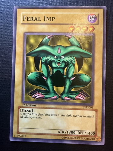 Feral Imp - SYE-003 - Common First Edition Yugioh Near Mint NM | eBay ...