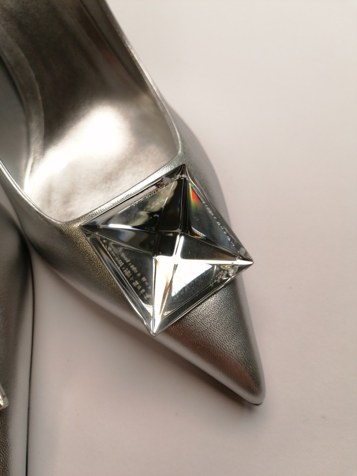 RRP€1328 VALENTINO GARAVANI Leather One Stud Pump Shoes US6.5 UK3.5 ...