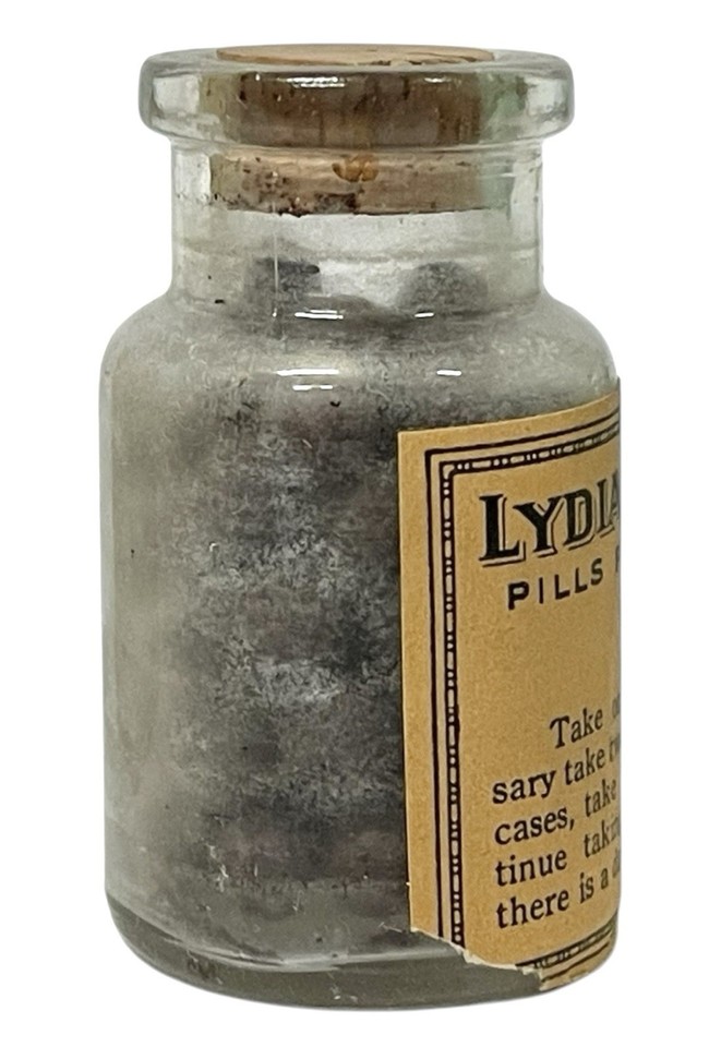 Lydia E. Pinkham's Pills For Constipation Medicine Bottle w/ Box 65 ...