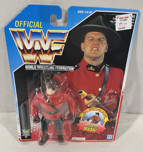 WWF HASBRO THE MOUNTIE SERIES 5 WRESTLING ACTION MOC 1992 COLLECTORS ...