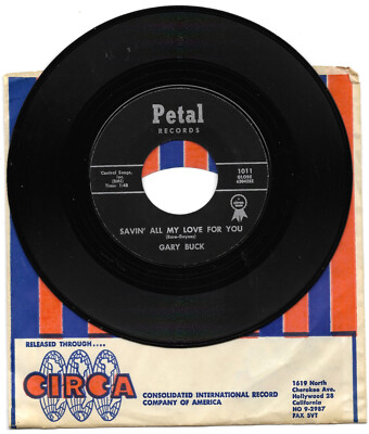 GARY BUCK-PETAL 1011 ROCKABILLY TEEN 45 RPM SAVING ALL OF MY LOVE FOR ...