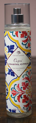 BATH & BODY WORKS CAPRI COASTAL CITRUS FINE FRAGRANCE MIST SPRAY 8 OZ ...
